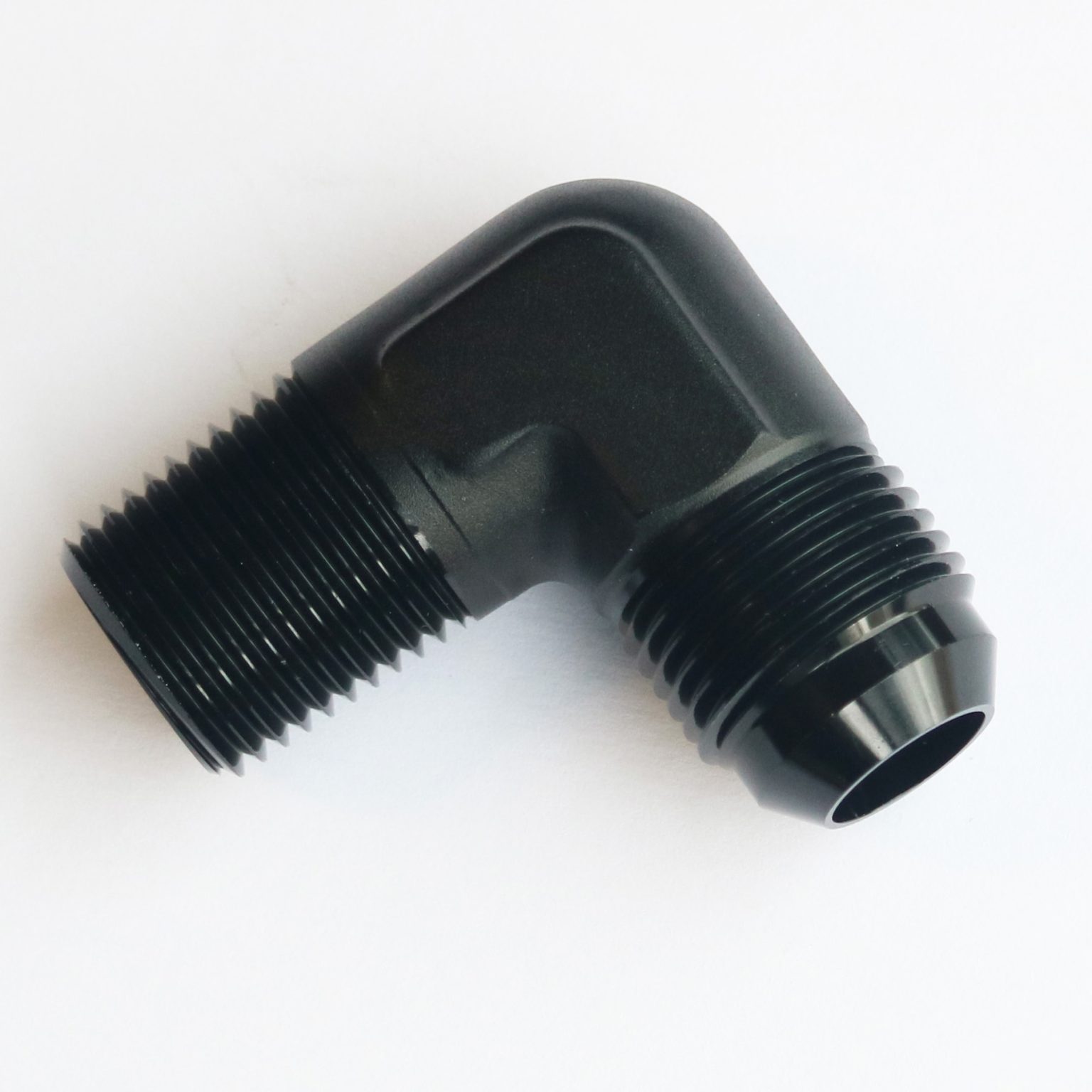 AN to NPT Adapter – 90 Degree – FLF Racing Supply