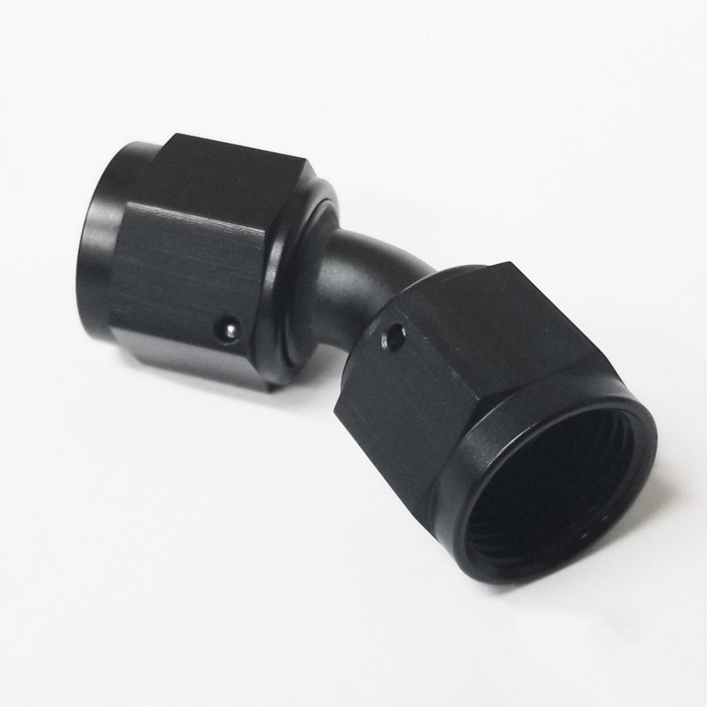 AN to AN Swivel Coupler 45 Degree – FLF Racing Supply