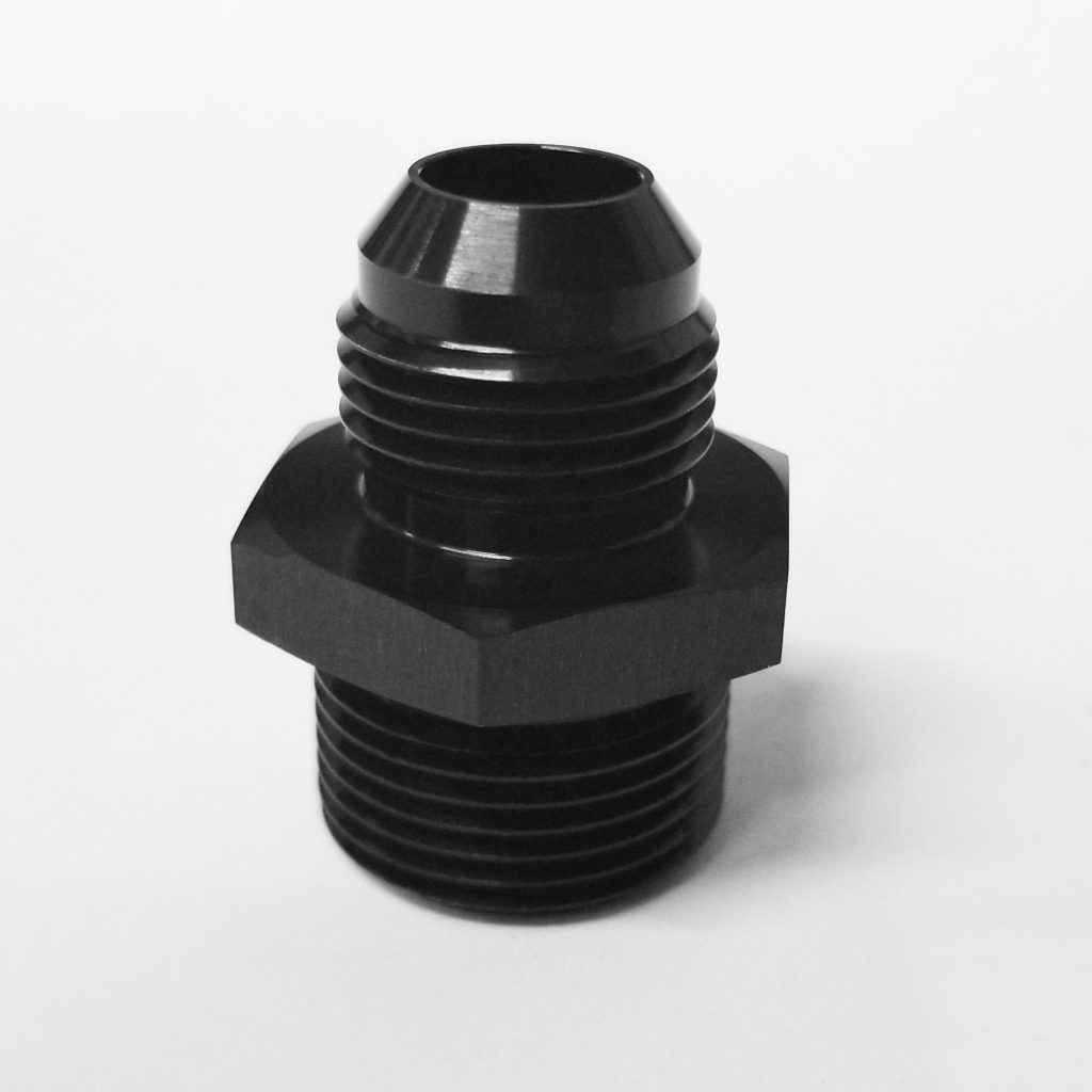 BSPP to AN Adapter – Straight – FLF Racing Supply
