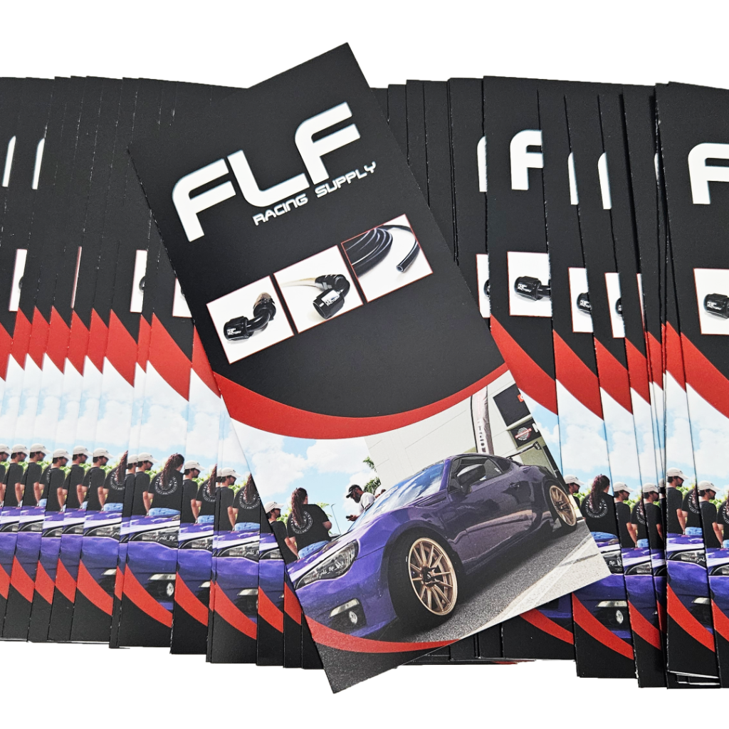 FLF Product Brochure (Bundle of 100) – FLF Racing Supply